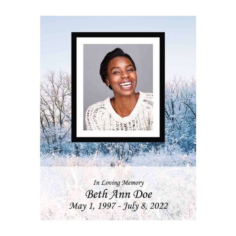 4-PP Service/Acknowledgment Cards - Lifelong Memories